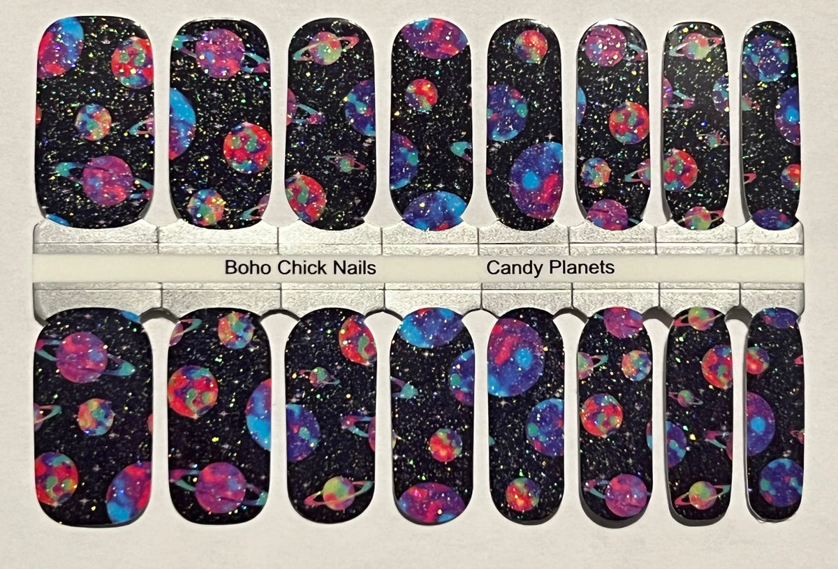Candy Planets | Boho Chick Nails